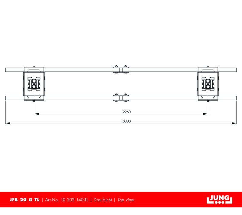Professional transportation of containers with the tandem trolley JFL 20 G TL from JUNG